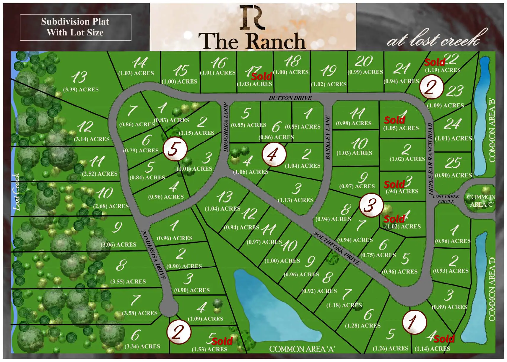 Lots for Sale - The Ranch at Lost Creek